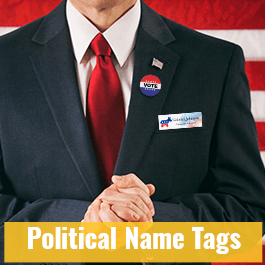 Political Campaign Name Tag Templates - Name Tag Wizard