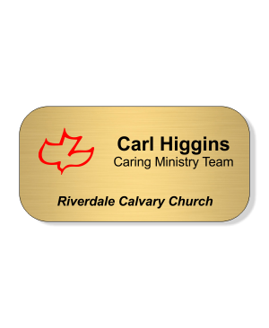Church Name Tags - Usher & Deacon Badges | Name Tag Wizard
