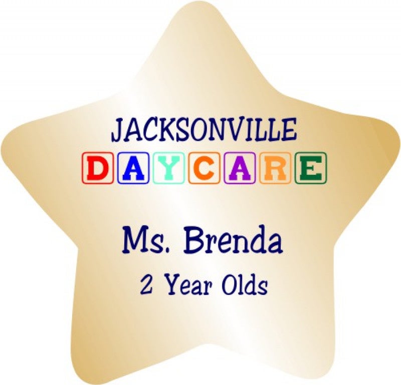 Star Shaped Name Tag - Name Tag Wizard