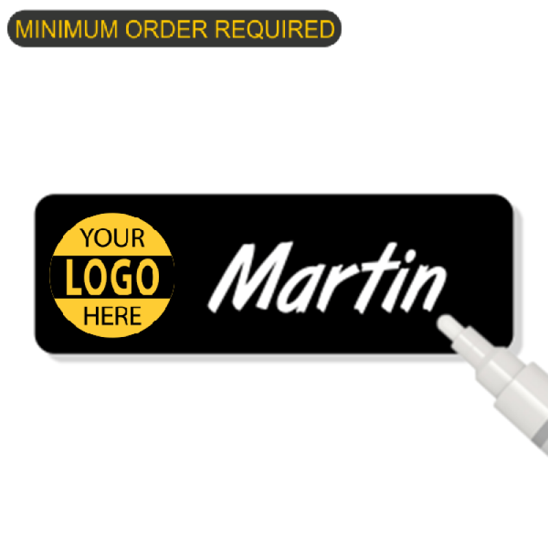 Reusable Chalkboard Economy Name Tag | Name Tag Wizard