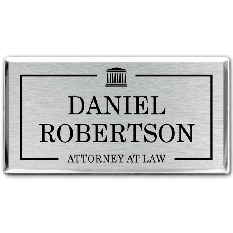 Engraved Professional Engineer Name Tag - Name Tag Wizard
