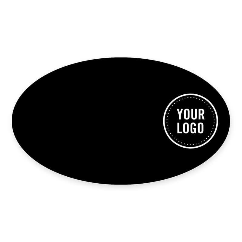 Engraved Logo Oval Economy Name Tag Name Tag Wizard