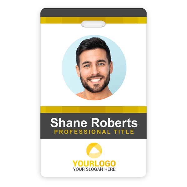 Custom Photo & Text Badge | Create Your Own ID Badge | NameTagWizard.com