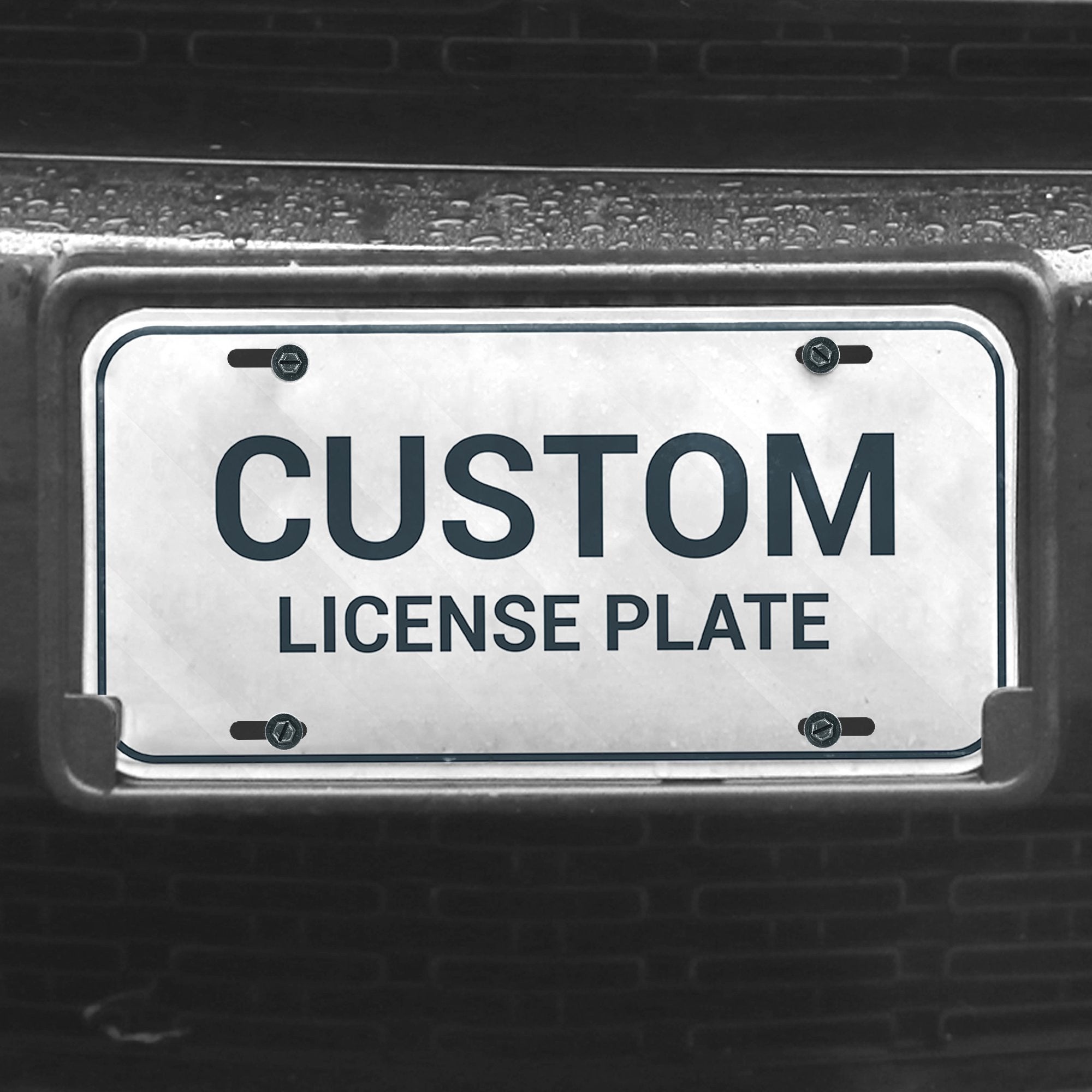 Custom Front License Plate
