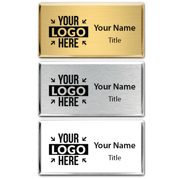 Custom Engraved Executive Name Badge, 1.5" x 3" | Make a Lasting First ...
