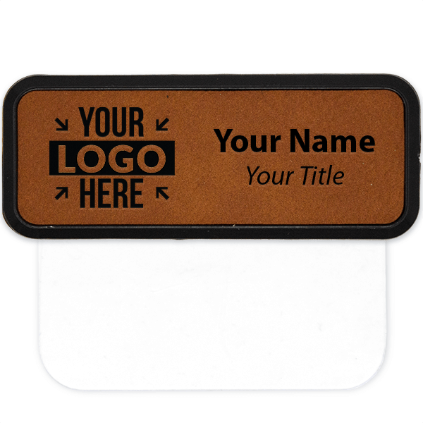Rounded & Squared Corners Pocket Badge - Name Tag Wizard