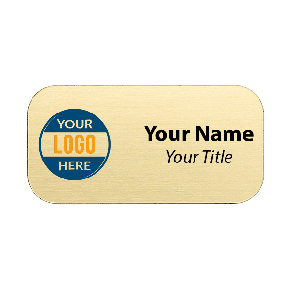 1.5" x 3" Custom Full Color Name Tag - NameTag Wizard