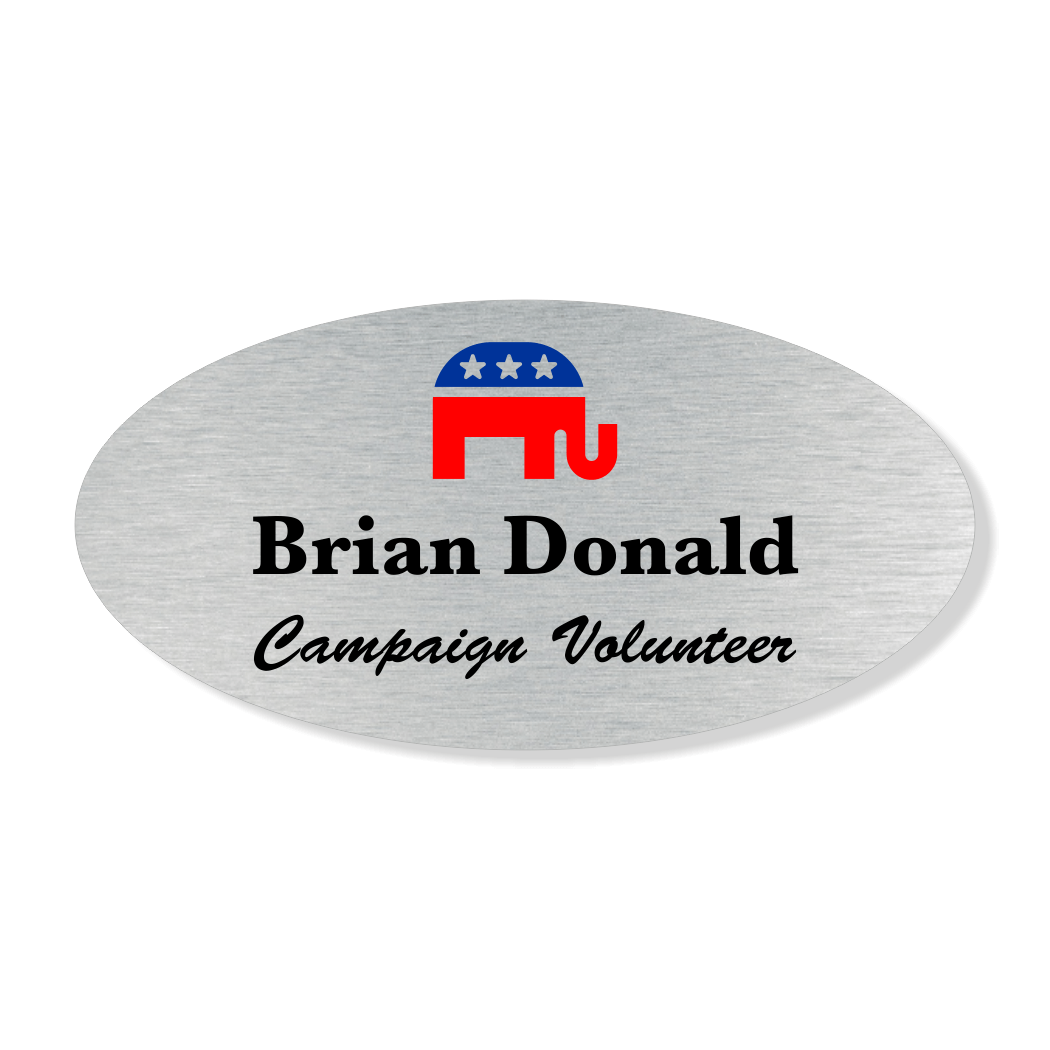 Engraved Republican Name Tag - Name Tag Wizard