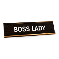Boss Lady Desk Plate, Unique Name Plate - 904 Custom