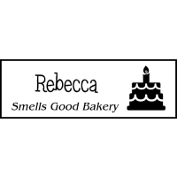 Birthday Cake Bakery Name Tag - Name Tag Wizard