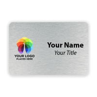 Full Color Custom Name Tag - 2" x 3" - Name Tag Wizard