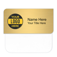 Rounded & Squared Corners Pocket Badge - Name Tag Wizard