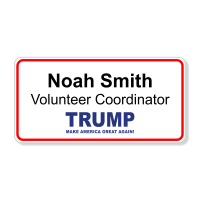 Trump Presidential Election Name Tag - Name Tag Wizard