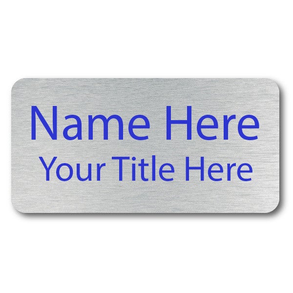 Custom Magnetic Name Tag | 2 lines text | Name Tag Wizard