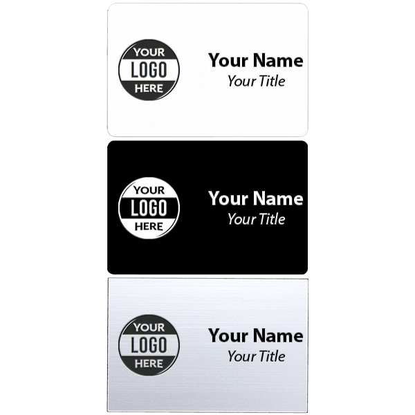 Laser Engraved Name Tag - 2" x 3" - Name Tag Wizard