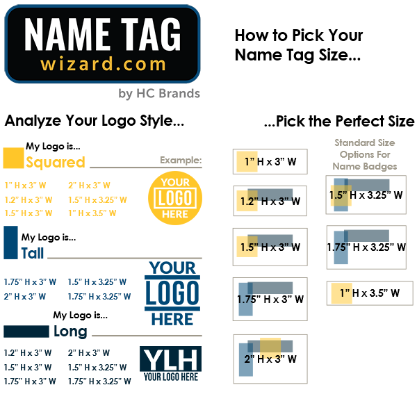 Laser Engraved Name Tag - 1" x 3" - Name Tag Wizard