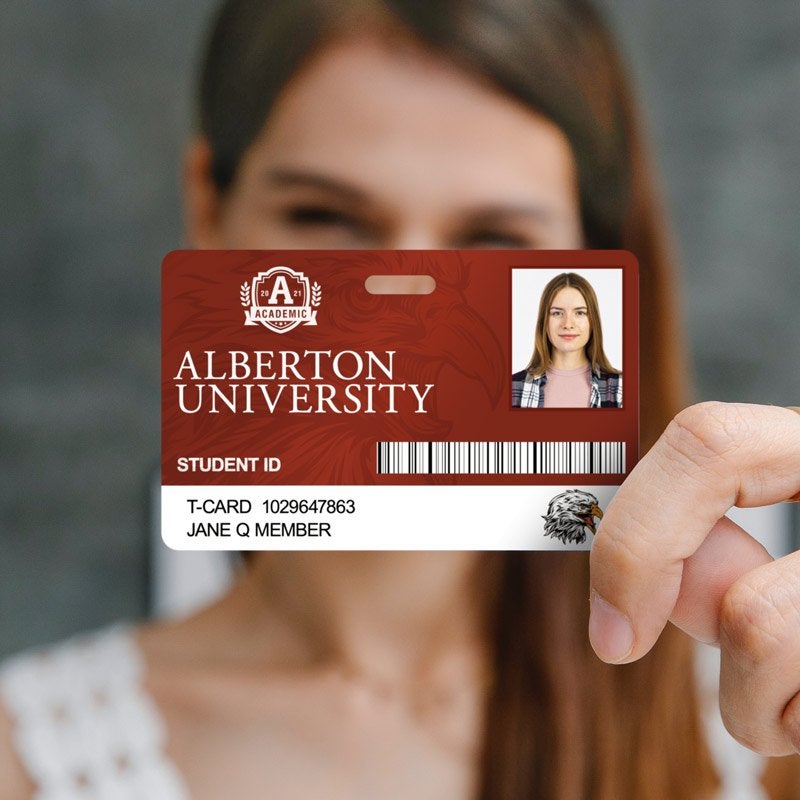 Custom Vertical ID Card | Professional & Durable Identification ...